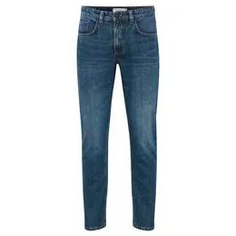 Bequeme Jeans Casual Friday "Bequeme Jeans CFKARUP 5-pocket jeans", Herren, Gr. 30, L&auml;nge 34, blau (denim mid blau), Obermaterial: 100% Baumwolle CO., Jeans
