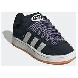 Sneaker Adidas ORIGINALS "CAMPUS 00S KIDS", M&auml;dchen, Gr. 38,5, schwarz (core schwarz, grau one, cloud wei&szlig;), Leder, Synthetik, Schuhe Sneaker, f&uuml;r Kinder & Jugendliche