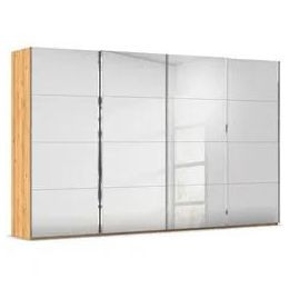Schwebet&uuml;renschrank Rauch "Kleiderschrank Schrank Garderobe Schlafzimmerschrank SCALE-FYRA", braun (asteiche), B:360cm H:223cm T:68cm, Holzwerkstoff, Schr&auml;nke, Schwebet&uuml;renschrank, edle viergeteilte T&uuml;ren, Spiegelfront und viele Farben MADE IN GERMANY