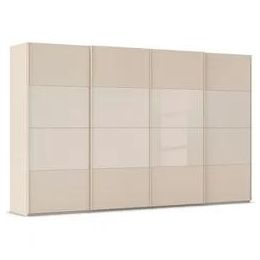 Schwebet&uuml;renschrank Rauch "Kleiderschrank Schrank Garderobe Schlafzimmerschrank SCALE-FYRA", beige (champagner, glas champagner), B:360cm H:223cm T:68cm, Holzwerkstoff, Schr&auml;nke, Schwebet&uuml;renschrank, edle T&uuml;ren viergeteilt Glas matt/gl&auml;nzend viele Farben MADE IN GERMANY