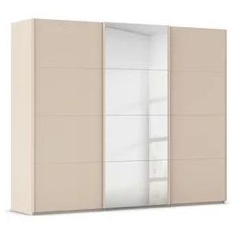 Schwebet&uuml;renschrank Rauch "Kleiderschrank Schrank Garderobe Schlafzimmerschrank SCALE-FYRA", beige (champagner, griffleisten champagner), B:271cm H:223cm T:68cm, Holzwerkstoff, Schr&auml;nke, Schwebet&uuml;renschrank, edle viergeteilte T&uuml;ren mit Spiegel und vielen Farben MADE IN GERMANY