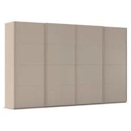 Schwebet&uuml;renschrank Rauch "Kleiderschrank Schrank Garderobe Schlafzimmerschrank SCALE-FYRA", grau (fango, griffleisten fango), B:360cm H:223cm T:68cm, Holzwerkstoff, Schr&auml;nke, Schwebet&uuml;renschrank, edle viergeteilte T&uuml;ren viele Farben und Griff-Farben MADE IN GERMANY