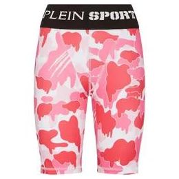 Leggings Plein Sport "Camouflage", Damen, Gr. S, US-Gr&ouml;&szlig;en, 33, fuxia, Obermaterial: 90% Polyester, 10% Elasthan, Hosen Leggings