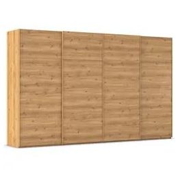 Schwebet&uuml;renschrank Rauch "Kleiderschrank Schrank Garderobe Schlafzimmerschrank SCALE-FYRA", braun (asteiche, griffleisten asteiche), B:360cm H:223cm T:68cm, Holzwerkstoff, Schr&auml;nke, Schwebet&uuml;renschrank, edle viergeteilte T&uuml;ren viele Farben und Griff-Farben MADE IN GERMANY