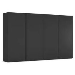 Schwebet&uuml;renschrank Rauch "Kleiderschrank Schrank Garderobe Schlafzimmerschrank SCALE-DUO", schwarz-wei&szlig; (schwarz, griffleisten schwarz), B:360cm H:223cm T:68cm, Holzwerkstoff, Schr&auml;nke, Schwebet&uuml;renschrank, edle zweigeteilte T&uuml;ren und 3 Zierleisten MADE IN GERMANY