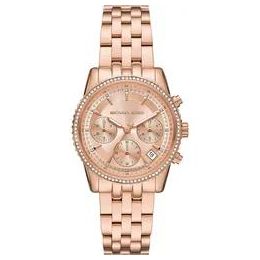 Chronograph Michael Kors "BRYANT", gold (ros&eacute;goldfarben), Armbanduhren, Damen, Chronograph, Quarzuhr, Armbanduhr, Damenuhr, Edelstahlarmband, analog, Tag