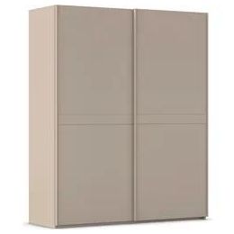 Schwebet&uuml;renschrank Rauch "Kleiderschrank Schrank Garderobe Schlafzimmerschrank SCALE-LINE", braun (fango), B:181cm H:223cm T:68cm, Holzwerkstoff, Schr&auml;nke, Schwebet&uuml;renschrank, edle Optik mit Bauchbinde in Korpusfarbe Dekorfront MADE IN GERMANY