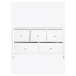 Kommode Heine HOME, wei&szlig;, B:100cm H:59cm T:30cm, MDF, Metall, Polyurethan, Sideboards, Kommode