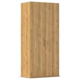 Dreht&uuml;renschrank Rauch "Kleiderschrank Schrank Garderobe Schlafzimmerschrank EVELYN", braun (asteiche), B:101cm H:223cm T:60cm, Holzwerkstoff, Schr&auml;nke, Dreht&uuml;renschrank, in elegantem Stil, viel Stauraum 4 Breiten und 2 H&ouml;hen MADE IN GERMANY
