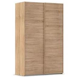 Schwebet&uuml;renschrank Rauch "Kleiderschrank Schrank Garderobe Schlafzimmerschrank EVELYN", braun (eiche sonoma), B:137cm H:223cm T:68cm, Holzwerkstoff, Schr&auml;nke, Schwebet&uuml;renschrank, in elegantem Stil, in 5 Breiten, Griffe in Korpusfarbe MADE IN GERMANY