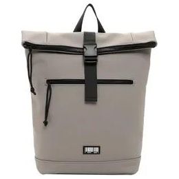 Emily & Noah Rucksack EMILY & NOAH "Rucksack E&N Kairo", Damen, Gr. B/H/T: 37cm x 39cm x 12cm, beige (taupe 900), Obermaterial: 60% Polyurethan PU. 40% Polyester PES., Rucks&auml;cke Rucksack