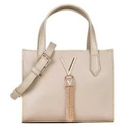 Shopper Valentino BAGS "SHOPPING DIVINA", Damen, Gr. B/H/T: 20cm x 16cm x 10cm, beige, Polyurethan, Taschen Shopper, Henkeltasche Umh&auml;ngetasche Schultertasche