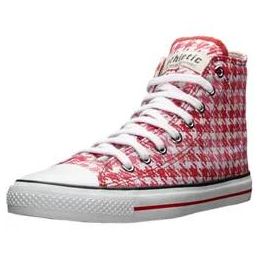 Sneaker Ethletic "White Cap Hi Cut", Damen, Gr. 41, rosa (tweed pink, just wei&szlig;), Obermaterial: 100% Baumwolle; Futter: 100% Baumwolle; Decksohle: 100% Baumwolle; Sohle: 100% Naturkautschuk, Schuhe Sneakerboots Canvassneaker Sneaker high, Keine Angabe