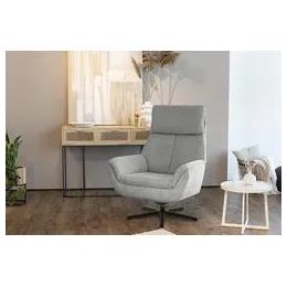 Relaxsessel DIE PLANBAR "MP-RS20079", grau (cyber grau), B:79cm H:108cm T:89cm, 100% recyceltes Polyester, Sessel, Relaxsessel, 360 drehbar, Wippfunktion zus&auml;tzlich w&auml;hlbar, Kaltschaumpolsterung