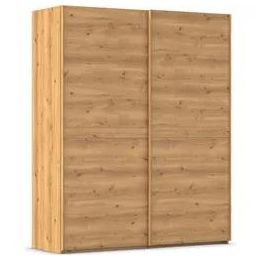 Schwebet&uuml;renschrank Rauch "Kleiderschrank Schrank Garderobe Schlafzimmerschrank SCALE-LINE", braun (asteiche), B:181cm H:223cm T:68cm, Holzwerkstoff, Schr&auml;nke, Schwebet&uuml;renschrank, edle Optik mit Bauchbinde in Korpusfarbe Dekorfront MADE IN GERMANY