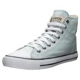 Sneaker Ethletic "White Cap Hi Cut", Damen, Gr. 37, blau (light aqua gr&uuml;n p, just wei&szlig;), Obermaterial: 100% Baumwolle; Futter: 100% Baumwolle; Decksohle: 100% Baumwolle; Sohle: 100% Naturkautschuk, Schuhe Sneakerboots Canvassneaker Sneaker high, Keine Angabe