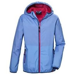 Funktionsjacke Killtec "KOS 138 GRLS JCKT", M&auml;dchen, Gr. 128, blau (jeans), Obermaterial: 100% Polyester;Futter: 100% Polyester, Jacken Funktionsjacke, Kinderjacke: wasserdicht, reflektierend, elastisch