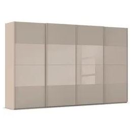 Schwebet&uuml;renschrank Rauch "Kleiderschrank Schrank Garderobe Schlafzimmerschrank SCALE-FYRA", braun (fango, glas fango), B:360cm H:223cm T:68cm, Holzwerkstoff, Schr&auml;nke, Schwebet&uuml;renschrank, edle T&uuml;ren viergeteilt Glas matt/gl&auml;nzend viele Farben MADE IN GERMANY