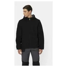 Arbeitsjacke Dickies "Dickies Workwear Jacken SHERPA LINED HOODED DUCK JACKET", Herren, Gr. XXL, schwarz (rinsed schwarz), Obermaterial: 100% Baumwolle, Jacken
