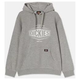 Kapuzensweatshirt Dickies "Dickies Workwear Sweatshirt ROCKFIELD HOODIE", M&auml;dchen, Gr. S, grau (grau melange), Obermaterial: 80% Baumwolle, 20% Polyester, Sweatshirts