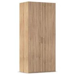 Dreht&uuml;renschrank Rauch "Kleiderschrank Schrank Garderobe Schlafzimmerschrank EVELYN", braun (eiche sonoma), B:101cm H:223cm T:60cm, Holzwerkstoff, Schr&auml;nke, Dreht&uuml;renschrank, in elegantem Stil, viel Stauraum 4 Breiten und 2 H&ouml;hen MADE IN GERMANY