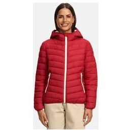 Winterjacke Marikoo "Pack mich ein", Damen, Gr. S, rot (deep rot), Obermaterial: 100% Polyester; Innenseite: 100% Polyester; Futter: 100% Polyester; Wattierung: 100% Polyester, Jacken Winterjacke, Mit Kapuze und Beutel zum Verstauen der Jacke