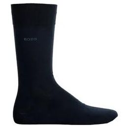 Kurzsocken BOSS "Socken Marc RS Uni CC 1er Pack", Herren, Gr. 47-50, blau (marine), Obermaterial: 98% Baumwolle CO. 2% Elasthan EL., Socken