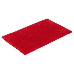 Badematte Vossen "&raquo;Timeless&laquo;", rot (purpur), H:20mm, Polyacryl, Badematten, Badematte
