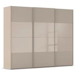 Schwebet&uuml;renschrank Rauch "Kleiderschrank Schrank Garderobe Schlafzimmerschrank SCALE-FYRA", braun (fango, glas fango), B:271cm H:223cm T:68cm, Holzwerkstoff, Schr&auml;nke, Schwebet&uuml;renschrank, edle T&uuml;ren viergeteilt Glas matt/gl&auml;nzend viele Farben MADE IN GERMANY