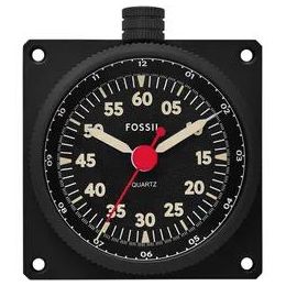 Tischuhr Fossil "SPORT TOURER, FS6084", schwarz, Tischuhren, B&uuml;ro, Schreibtisch, Schreibtischaccessoire, Quarzuhr, Metall