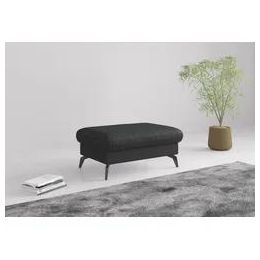 Sit & More Polsterhocker SIT & MORE "Morris Jubi", schwarz, B:103cm H:44cm T:69cm, Hocker, Polsterhocker, in Echtleder