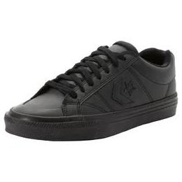 Sneaker Converse "SPORT CASUAL FAUX LEATHER", Herren, Gr. 42,5, schwarz (schwarz, schwarz, total eclipse), Synthetik, Schuhe Sneaker
