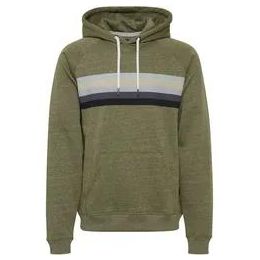 Kapuzenpullover Blend "Hoodie BHSweatshirt", Herren, Gr. S, gr&uuml;n (winter moss), Obermaterial: 60% Baumwolle CO. 40% Polyester PES., gestreift, h&uuml;ftlang, Pullover Kapuzenpullover