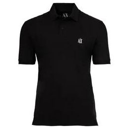 Giorgio Armani Poloshirt ARMANI EXCHANGE "Poloshirt", Herren, Gr. L, schwarz, Obermaterial: 100% Baumwolle CO., Shirts