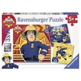 Puzzle Ravensburger "Bei Gefahr Sam rufen", bunt, Puzzles, KinderB:21cm H:21cm, Pappe, Motiv, Made in Europe, B:21cm H:21cm