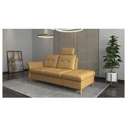 Sit & More Recamiere SIT & MORE "G&ouml;teborg", gelb (curry), B:210cm H:90cm T:92cm, Sofas, Recamiere, inklusive Federkern