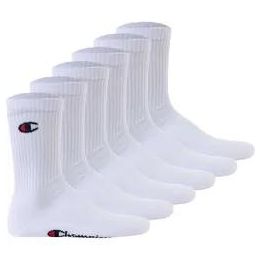 Kurzsocken Champion "Socken 6er Pack", Herren, Gr. 35-38, wei&szlig;, Obermaterial: 70% Baumwolle CO. 28% Polyester PES. 2% Elasthan EL., Socken