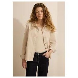 Cordjacke Cecil, Damen, Gr. M (40), lila (pearl beige), Web, Obermaterial: 99% Baumwolle, 1% Elasthan; Futter: 100% Polyester, unifarben, normal normal, V-Ausschnitt, B&uuml;ndchen, Jacken, aus Baumwolle mit Stretchanteil