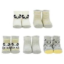 Kurzsocken Cucamelon "Socken 5er Pack", M&auml;dchen, Gr. 18-19, bunt (panda), Obermaterial: 84% Baumwolle CO. 14% Polyamid PA. 2% Elasthan EL., Socken
