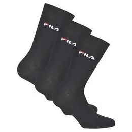 Kurzsocken Fila "Socken 3er Pack", Herren, Gr. 43-46, blau (marine), Obermaterial: 80% Baumwolle CO. 18% Polyester PES. 2% Elasthan EL., Socken