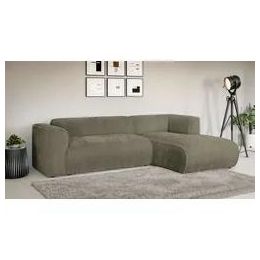 Ecksofa Home Affaire "GENTON L-Form (257 cm), zeitlos & stilvolles Design", gr&uuml;n, B:257cm H:78cm T:161cm, 100% Polyester, Sofas, Ecksofa, Aufwendig gepolstert, in Cord, Chenille und Struktur