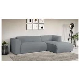Ecksofa Home Affaire "GENTON L-Form (257 cm), zeitlos & stilvolles Design", grau, B:257cm H:78cm T:161cm, 100% Polyester, Sofas, Ecksofa, Aufwendig gepolstert, in Cord, Chenille und Struktur