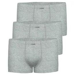 Retro Boxer Ammann "3er Pack Retro Short Day Modern / Close to you", Herren, Gr. 5, grau (cloud melange), Obermaterial: 93% Baumwolle CO. 7% Elasthan EL., Unterhosen