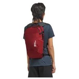 Daypack Jack Wolfskin "VELOCITY 20", rot (deep, ruby), Rucks&auml;cke, Damen, onesize, Obermaterial: 100% Polyester