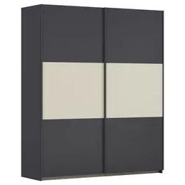 Schwebet&uuml;renschrank Rauch "Kleiderschrank Schrank Garderobe Garderobenschrank W&auml;scheschrank NEO", beige (graumetallic, beige (champagner)), B:175cm H:210cm T:59cm, Holzwerkstoff, Schr&auml;nke, Schwebet&uuml;renschrank, mit gro&szlig;z&uuml;gigem Stauraum und vielf&auml;ltigen Farbkombinationen