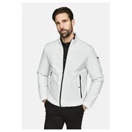 Outdoorjacke NEW CANADIAN "All Season", Herren, Gr. 64, wei&szlig;, 100% Polyester, unifarben, kurz, hoch geschlossener Ausschnitt, Jacken Outdoorjacke, mit praktischer Armtasche