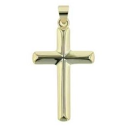 Adelia&acute;s Kettenanh&auml;nger ADELIA ́S "hochwertiger Kreuz Anh&auml;nger aus 925 Sterling Silber", gold, Schmuckanh&auml;nger, Damen, Silber 925 (Sterlingsilber), Kettenanh&auml;nger