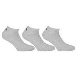 Sneakersocken Fila "Socken 3er Pack", Herren, Gr. 35-38, grau, Obermaterial: 75% Baumwolle CO. 23% Polyester PES. 2% Elasthan EL., Socken Sneakersocken