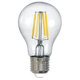 Trio LEUCHTEN LED-Filament "Leuchtmittel Set E27", Energieeffizienz: E (A-G), transparent klar, L:10,5cm &Oslash;:6cm, Leuchtmittel, 6er Set Filament Leuchtmittel E27 Fassung, Gl&uuml;hbirne E27 LED warmwei&szlig;