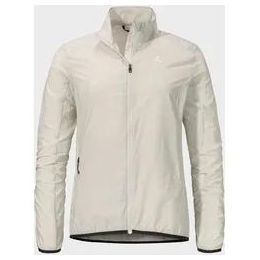 Sch&ouml;ffel Outdoorjacke SCH&Ouml;FFEL "Jacket Style Cannobio WMS", Damen, Gr. 40, beige (9040, natur), Oberstoff: 100% Nylon; (Coating: Polyurethan), regular fit, hoch geschlossener Ausschnitt, Jacken Outdoorjacke